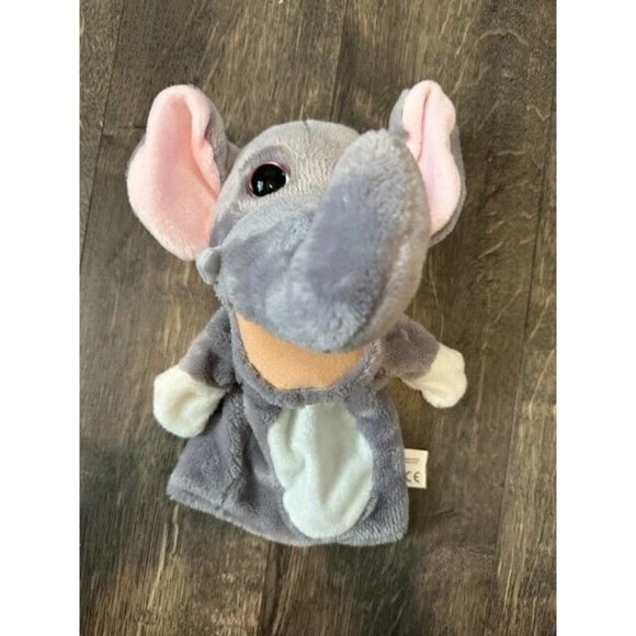 Kellytoy | Toys | Jungle Friends Elephant Glove Hand Puppet Gray Plush ...